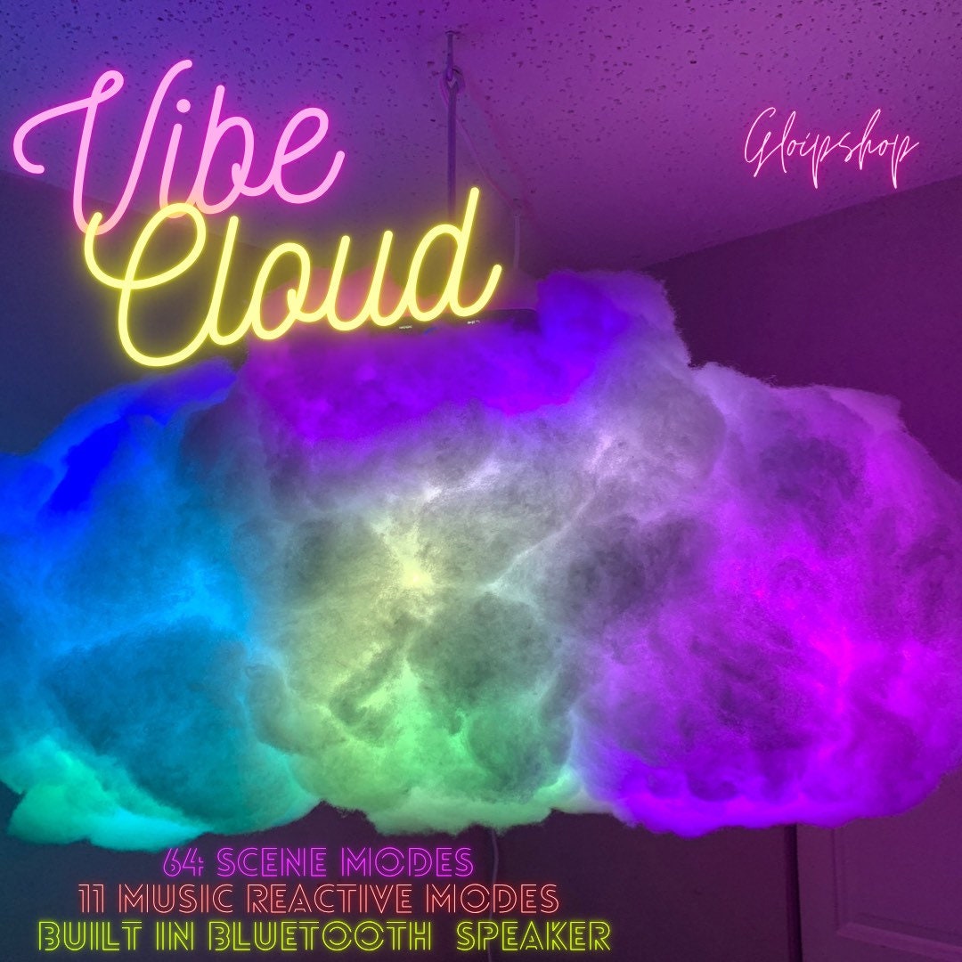 Vibe Cloud Led 11 Music Reactive Party Modes Multicolor Dancing Moods ...