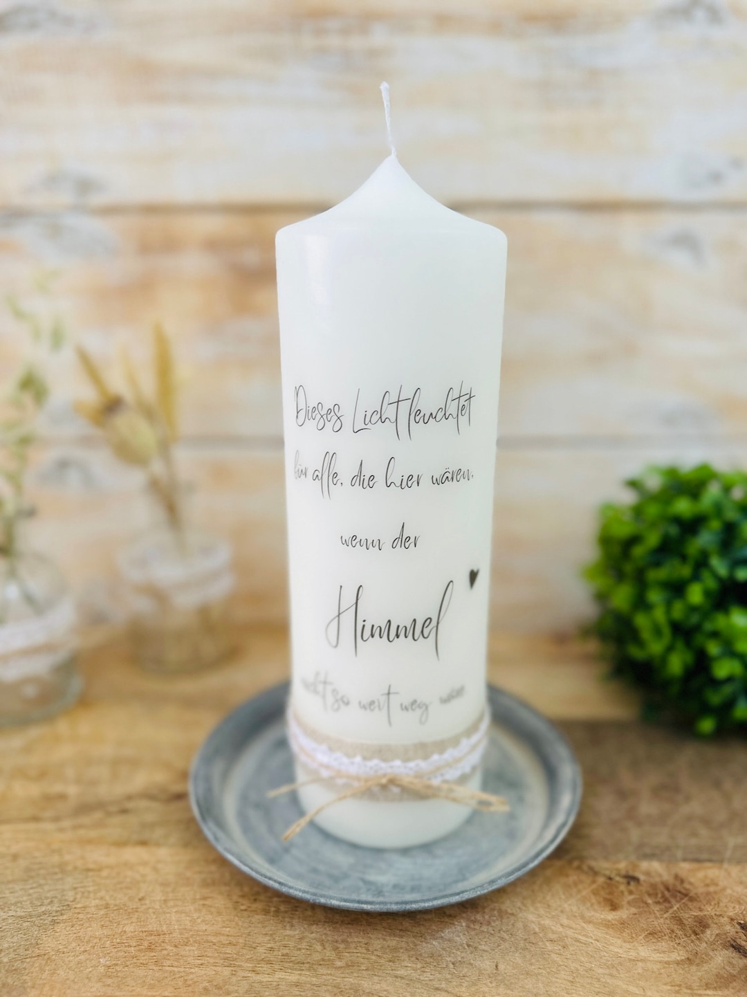 Memorial Candle, Mourning Candle, Remembrance Light for the Deceased ...
