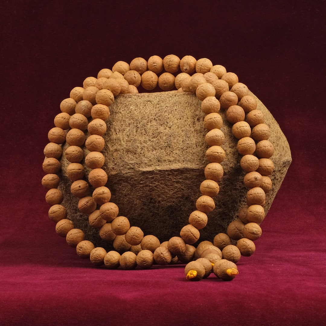Mala Bodhi Buddhist Prayer Beads 11 Mm Seeds 108 Beads Brown Meditation ...