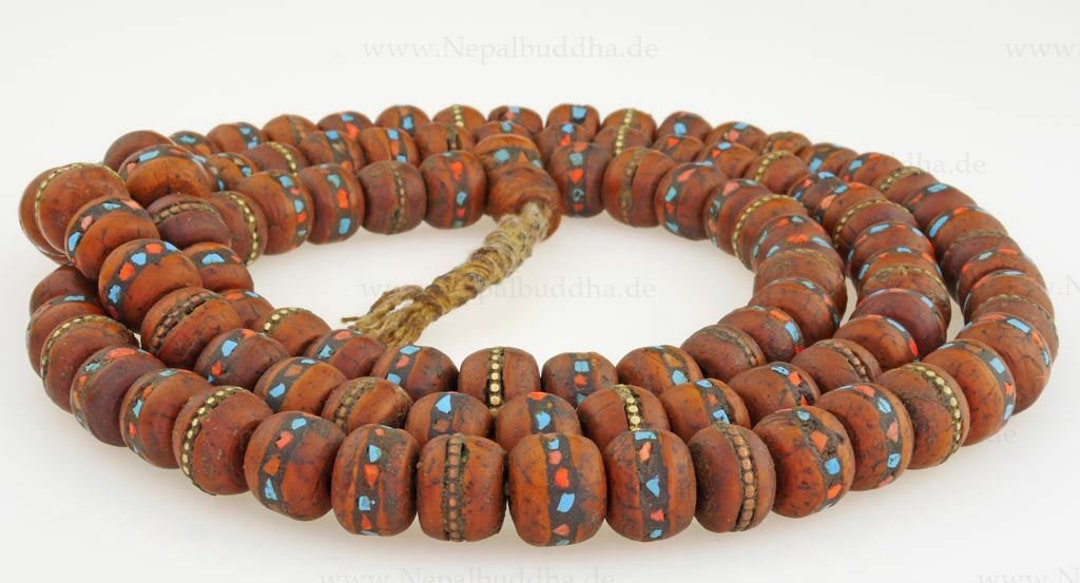 Necklace Nature Bodhi Tree Seeds, 108 Beads 12mm, Meditating and ...
