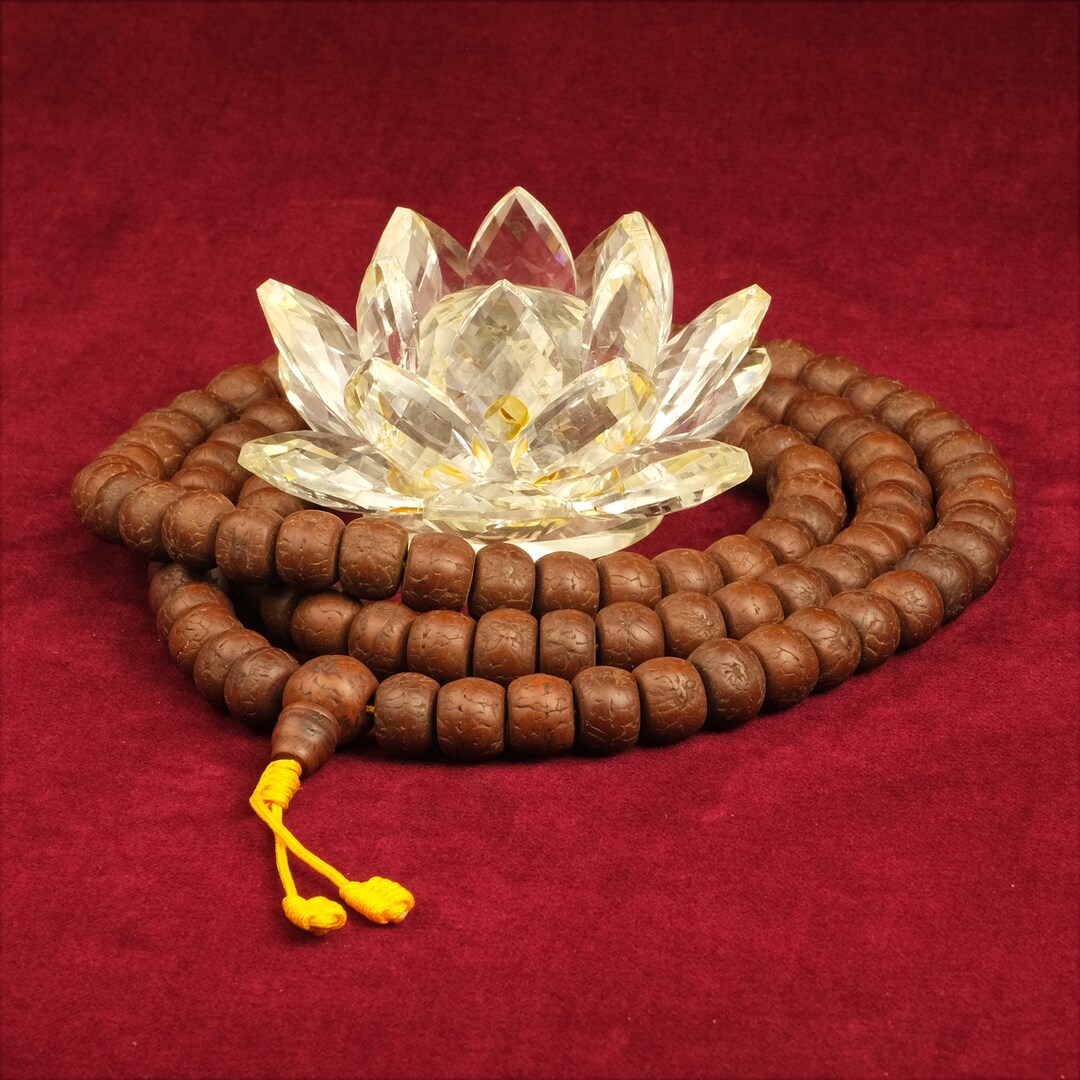 Mala Bodhi Chain Seeds 108 Pearls Brown Meditation, Buddhism, Gift ...