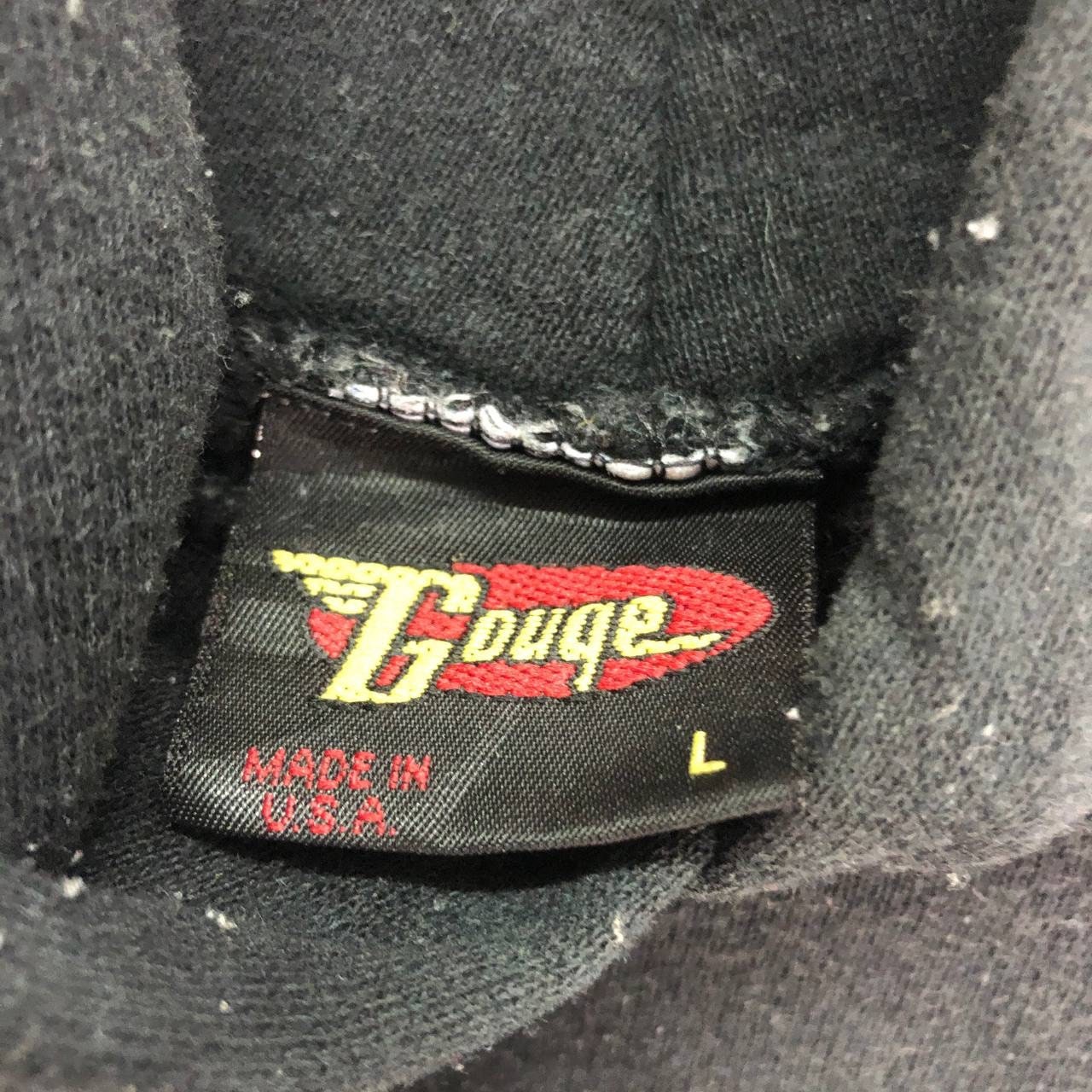 Vintage 90s GOUGE Sweatshirt Hoodie Skate Crewneck Black Colour ...