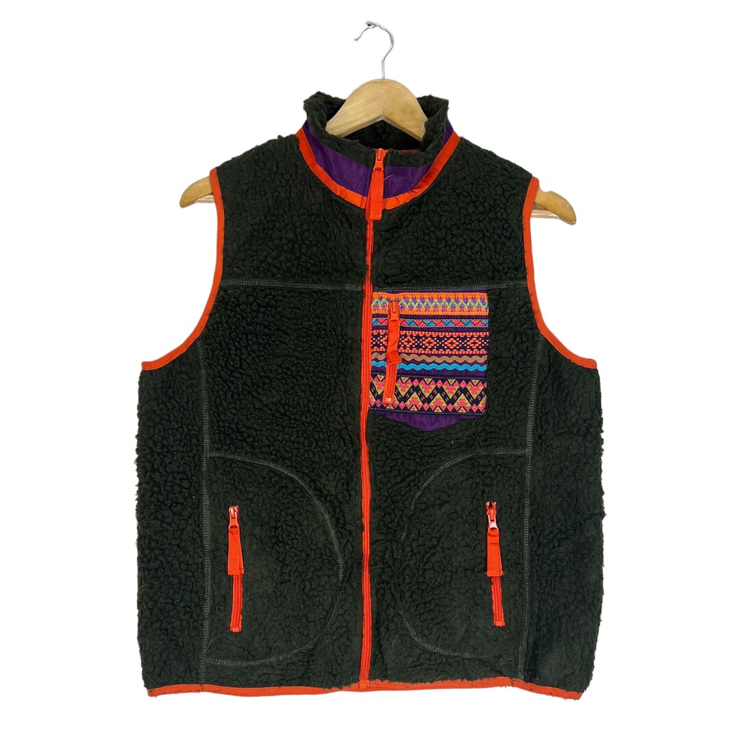 Titicaca Navive Aztec Vest Full Zip - Etsy