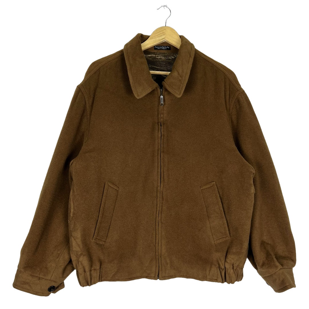 Baracuta Harrington Wool Zipper Jacket - Etsy