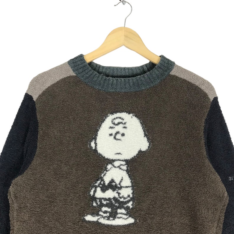 SNOOPY Peanuts Fleece Sweatshirt Crewneck Pullover - Etsy