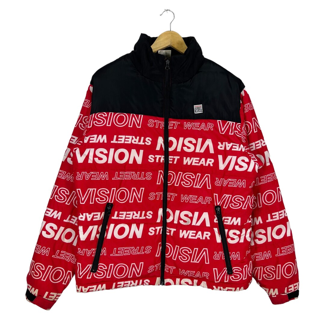 Vision Street Wear Puffer Down Jacket - Etsy