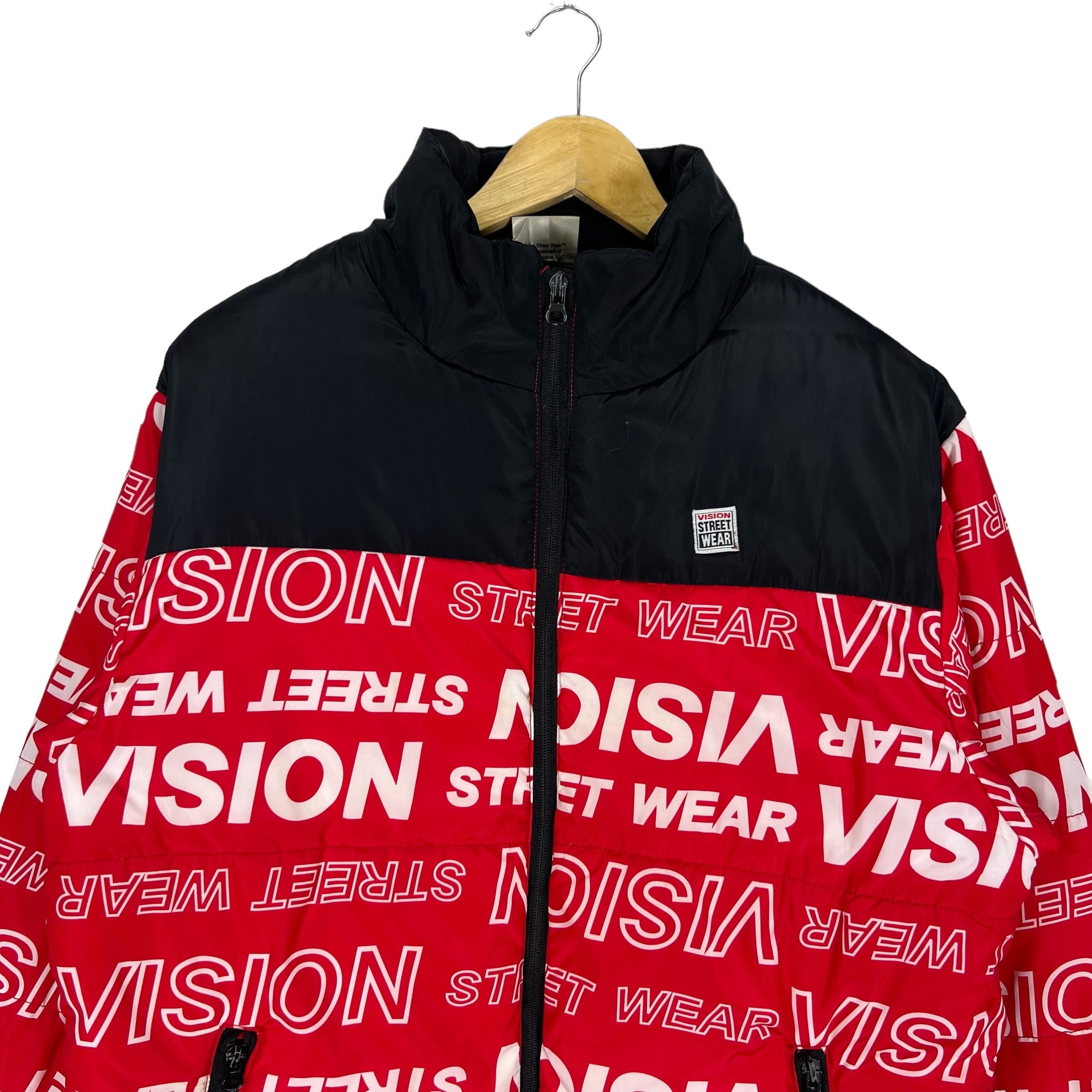 Vision Street Wear Puffer Down Jacket - Etsy