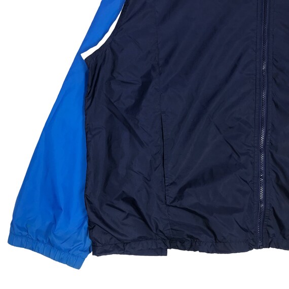 Nike Vintage Men’s Blue and White Windbreaker Large S… - Gem