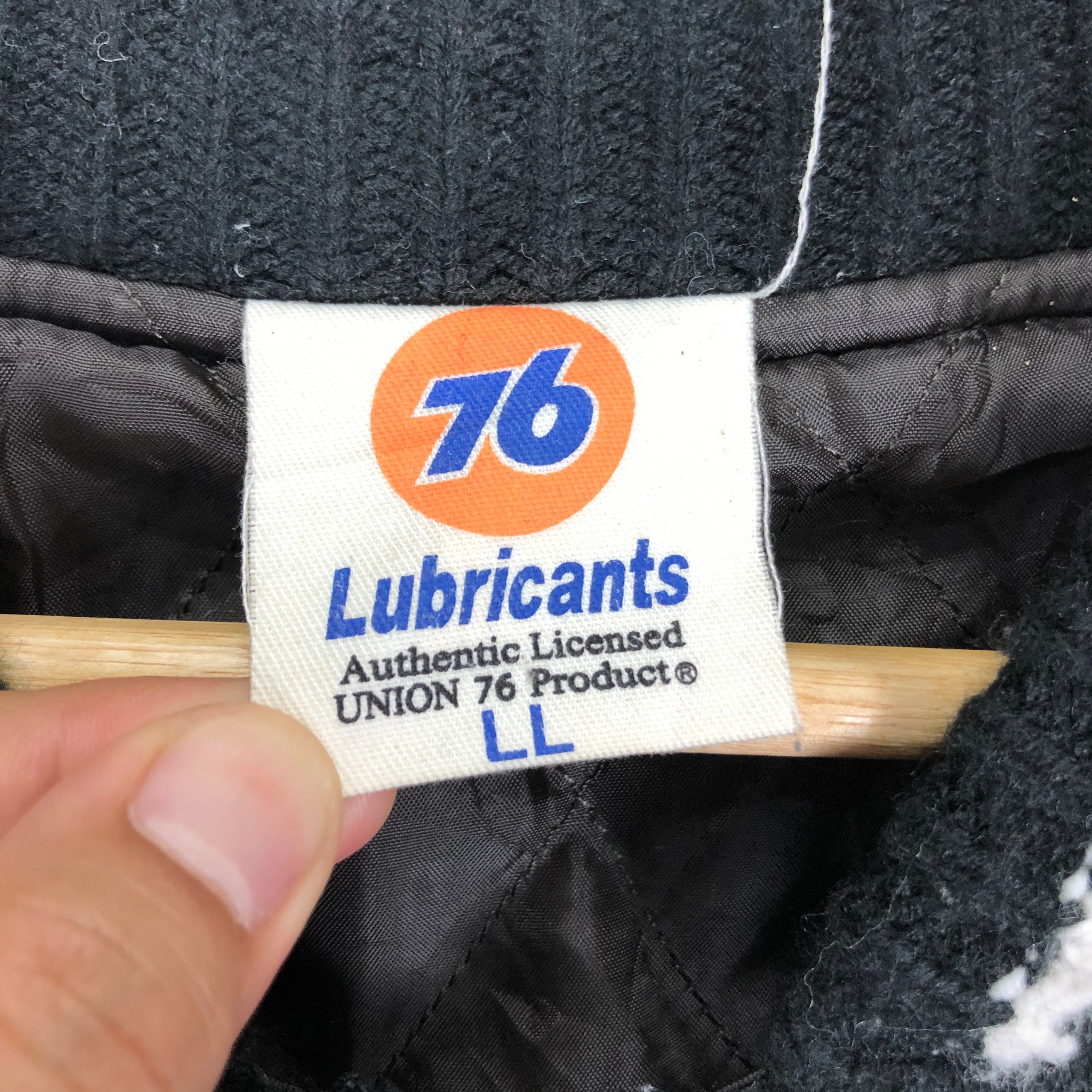 Vintage 76 Lubricant Knit Wool Varsity Jacket High School Vintage 76 Lubricant Knit Wool Varsity Jacket High School