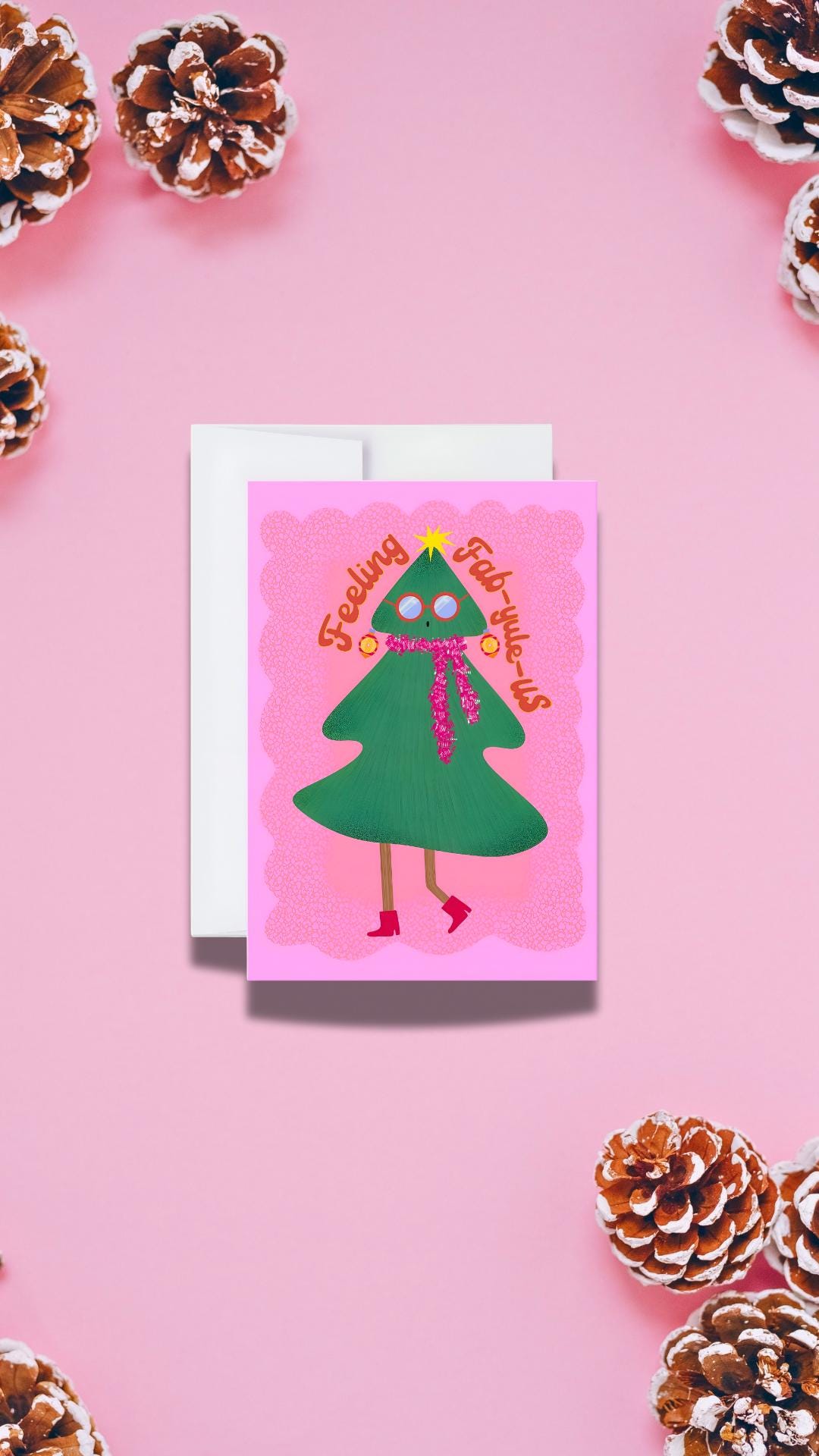 Feeling Fab-yule-ous! Greeting Card - Etsy