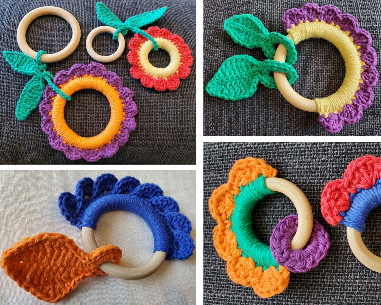 Crochet Teether Patterns - Etsy