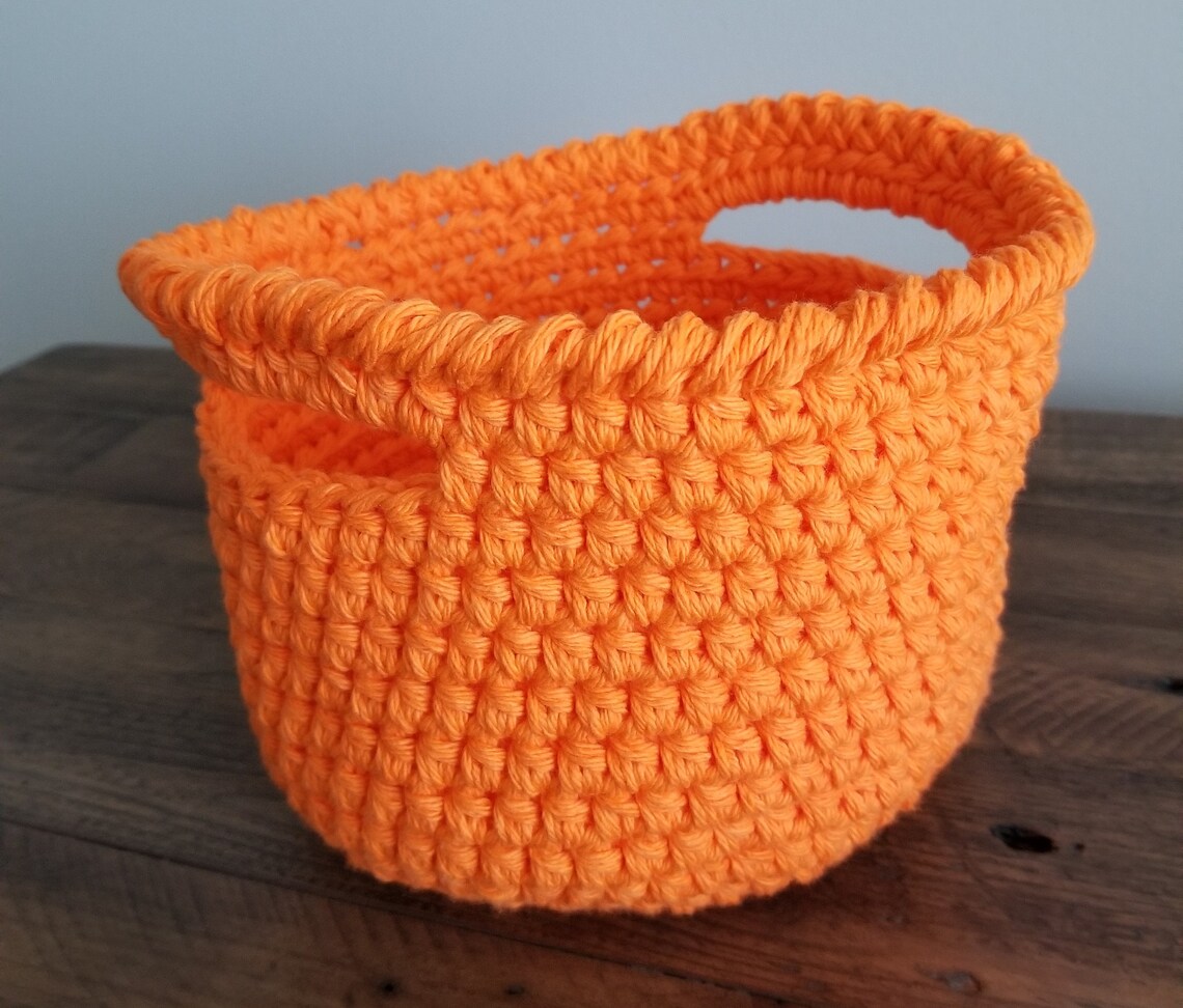 Super Simple Basket Crochet Pattern - Etsy