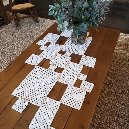 Vintage Crochet PATTERN Table Runner Crochet Placemat Crochet - Etsy