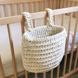Crib Organizer Crib Hanging Basket for Baby crib Hanging | Etsy
