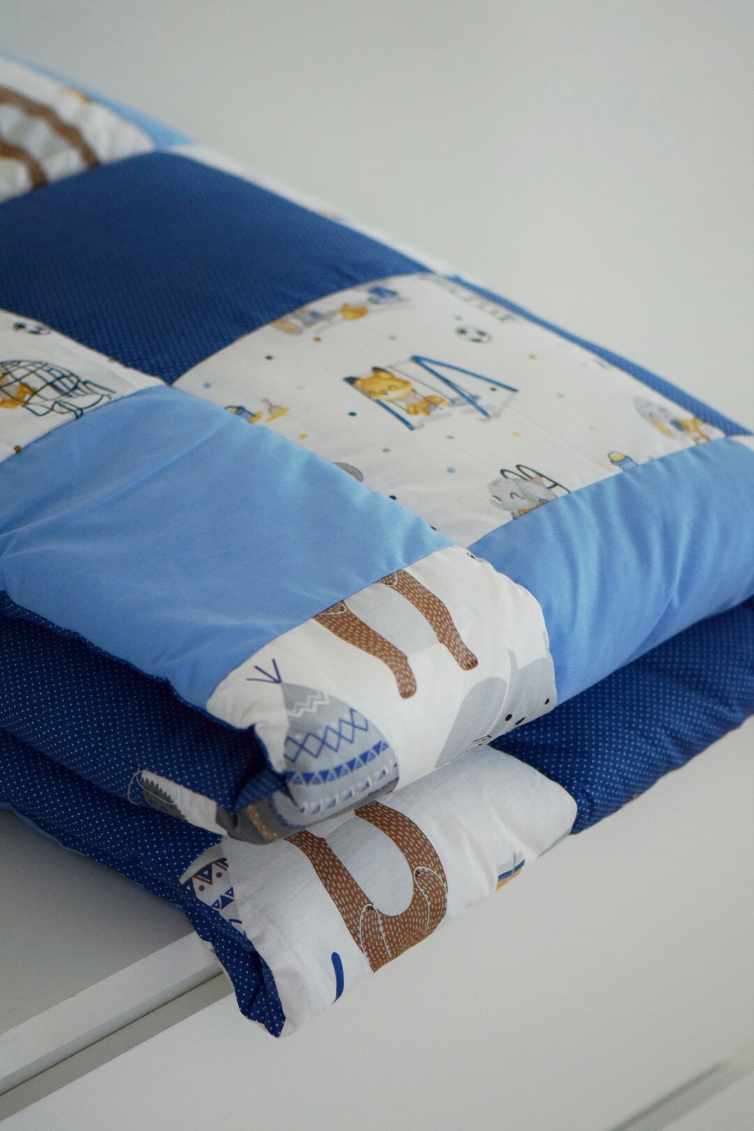 Teddy Bear Baby Playmat & Blanket: Soft Cotton Warmth for All-day Play ...