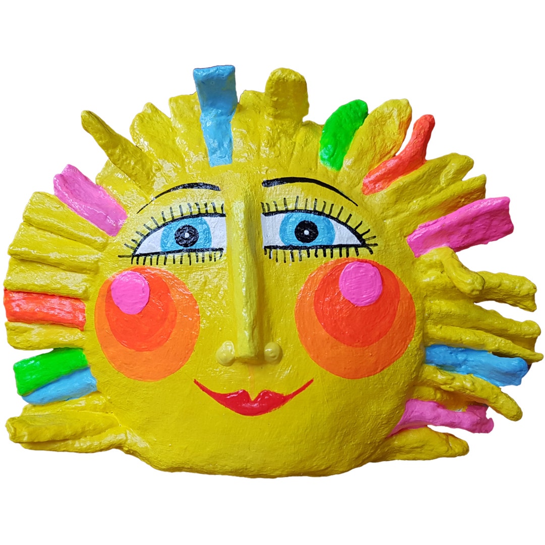 Sun H Ca 10 Cm Papier-mache - Etsy