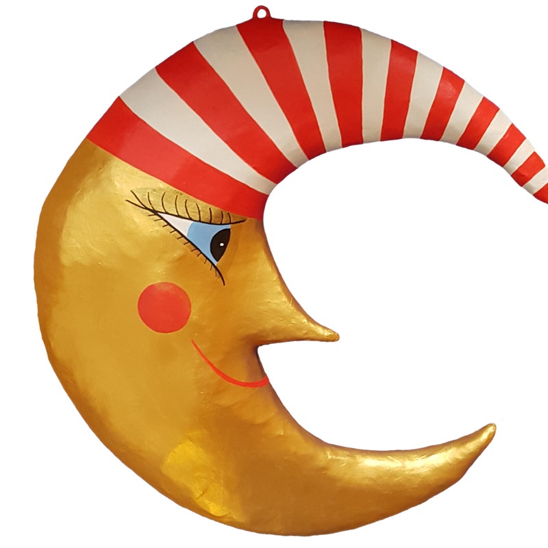 Paper Mache Moon - Etsy