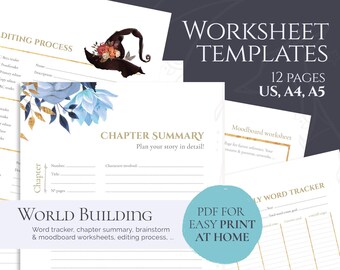 Fantasy World Building Worksheets Government PDF for Authors | Etsy