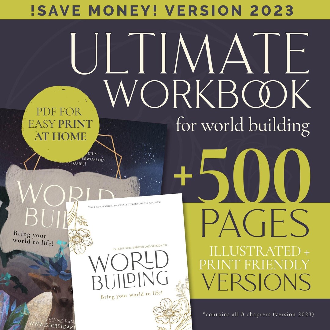 Fantasy World Building Print Friendly Worksheets PDF Novel Planner ...