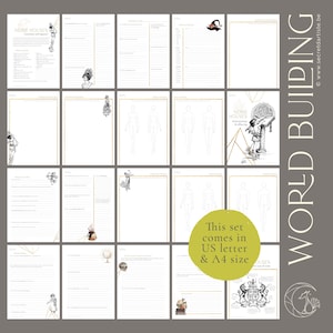 Fantasy World Building Worksheets Government, Laws and Ruling PDF for ...