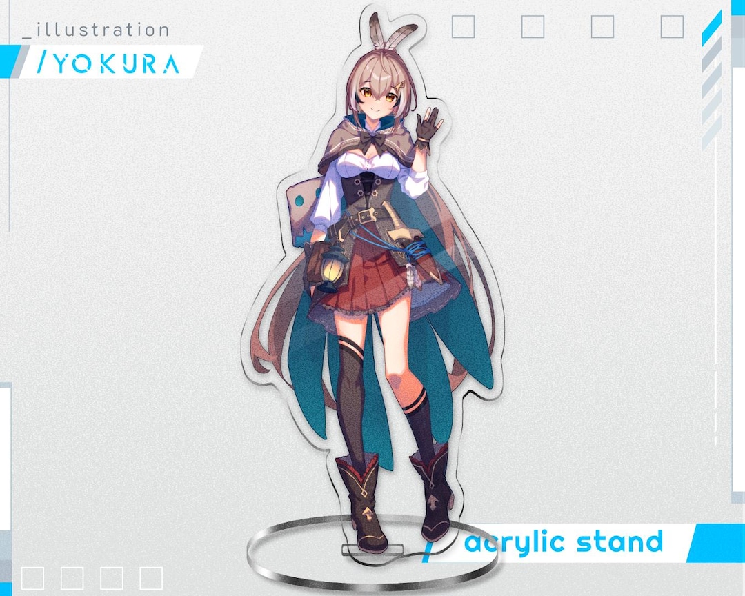 Hololive EN Holocouncil Vtuber Nanashi Mumei 6" Double-sided Clear ...