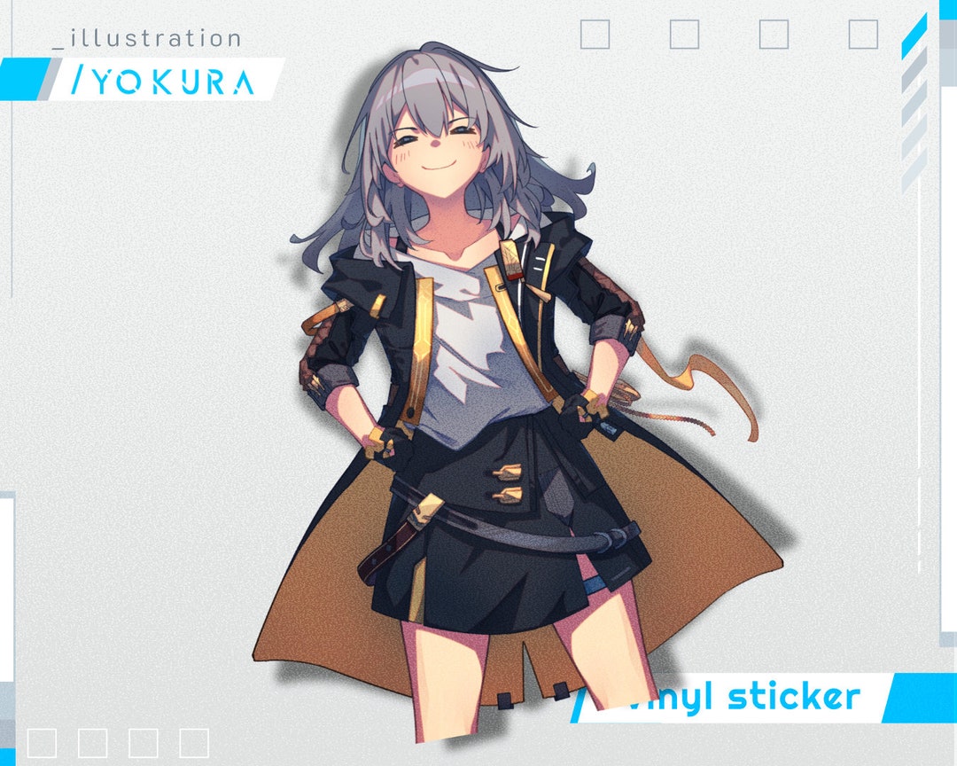 Honkai Star Rail Trailblazer Stelle Smug 6" Vinyl Kiss Cut Sticker ...