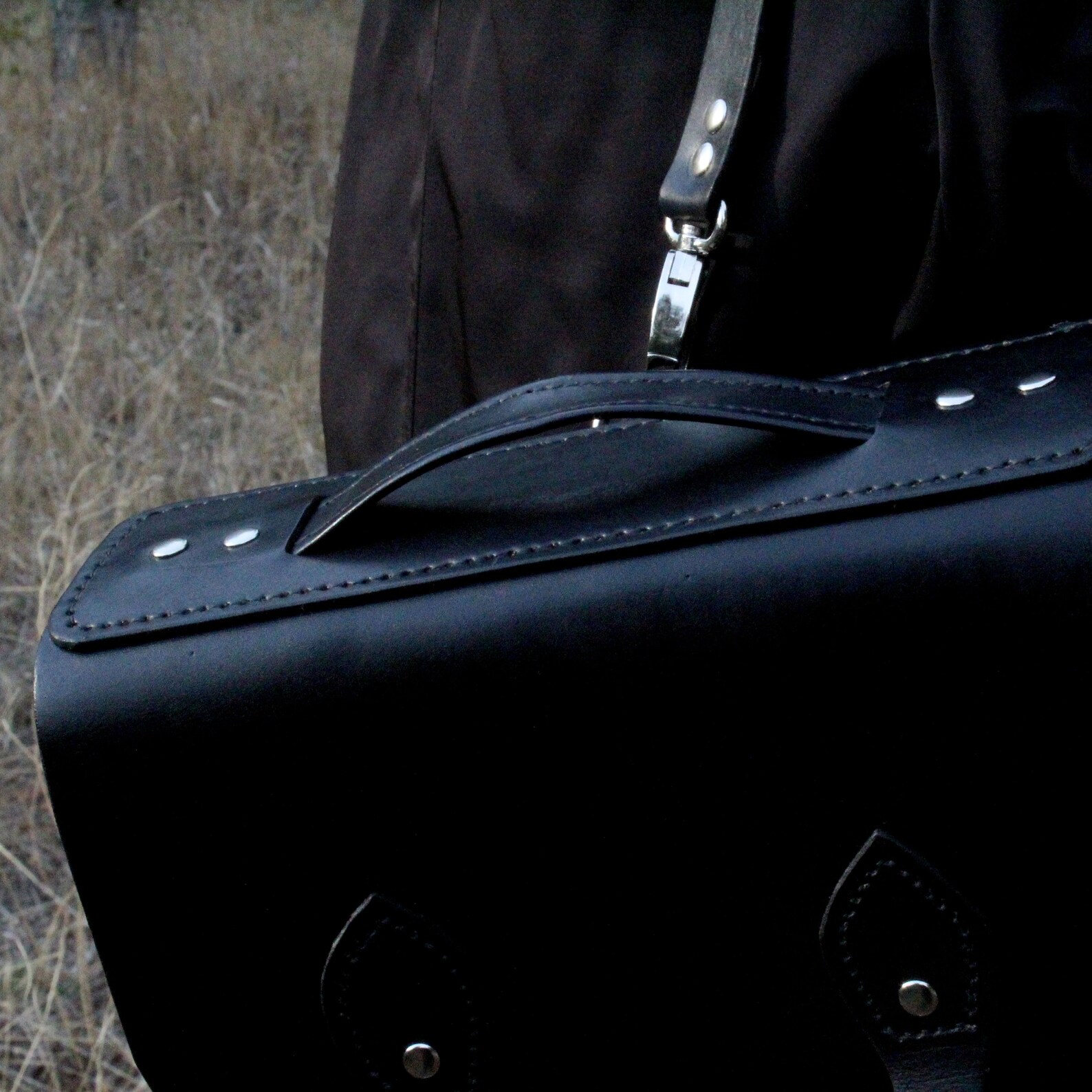 Wednesday Addams Inspired Handmade Black Leather Backpack / - Etsy