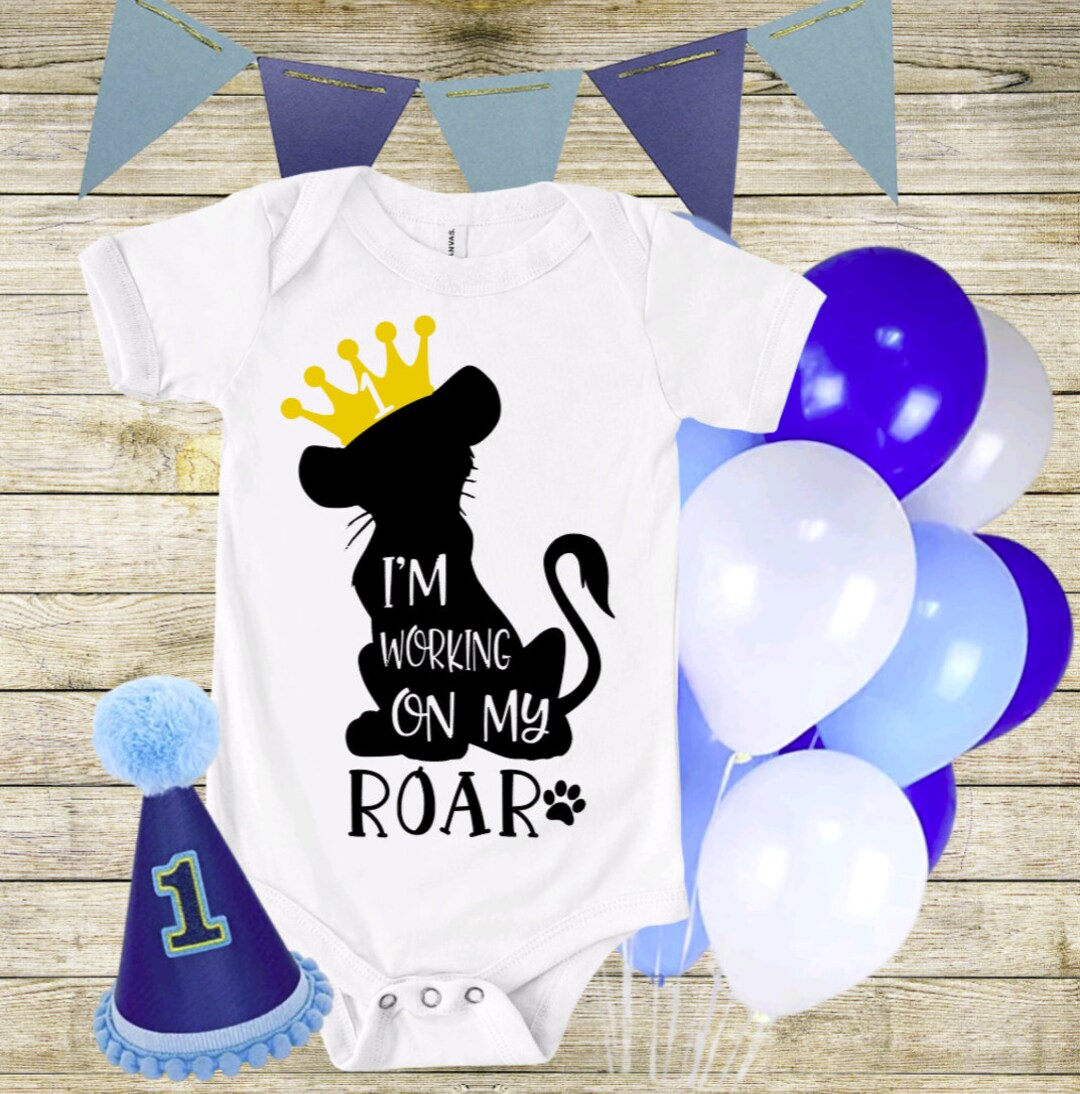 Working on My Roar, Simba, Lion King First Birthday - Etsy