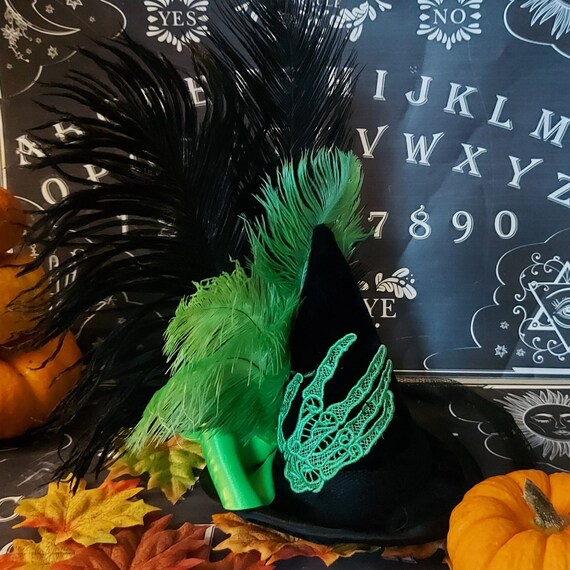 Forever in Black Elphaba Mini Witch Hat - Etsy