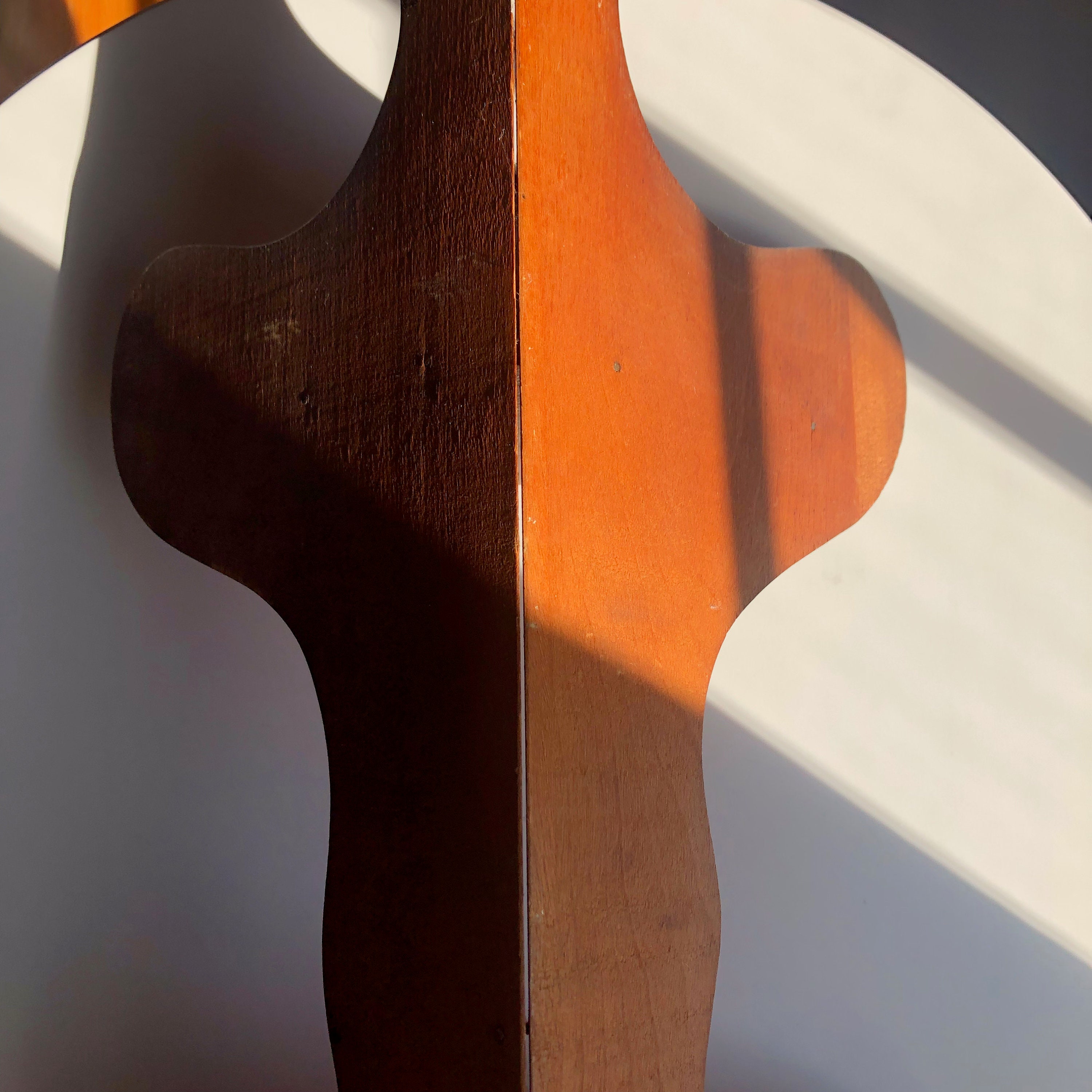 Cherry Three Tier Corner Wall Shelf