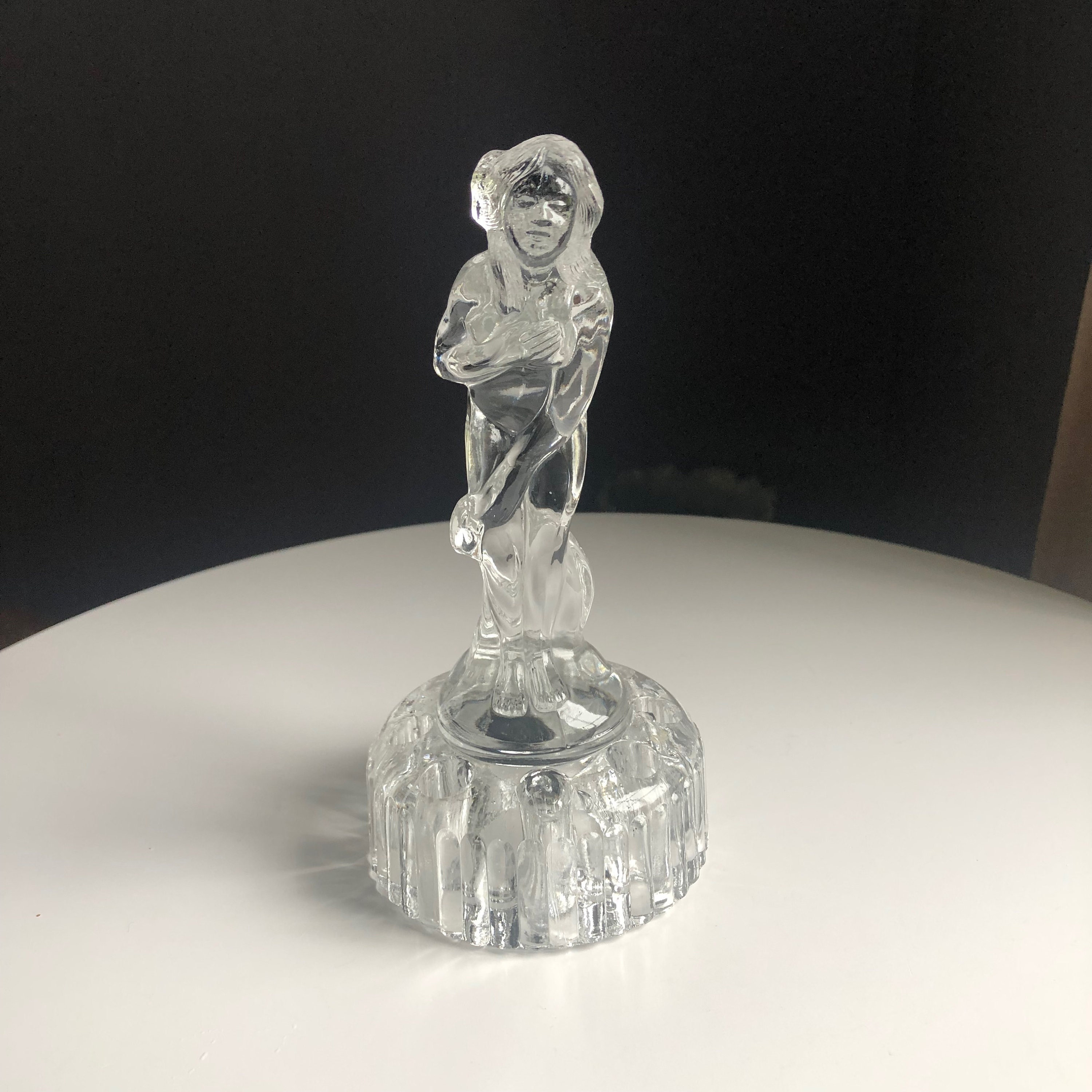 Art & Collectibles Art Objects Cambridge Glass Bashful Charlotte Flower ...