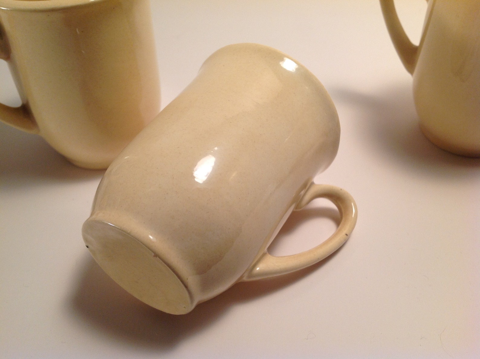 Vintage Pale Yellow 70s Studio Pottery Chocolate Pot Demitasse | Etsy