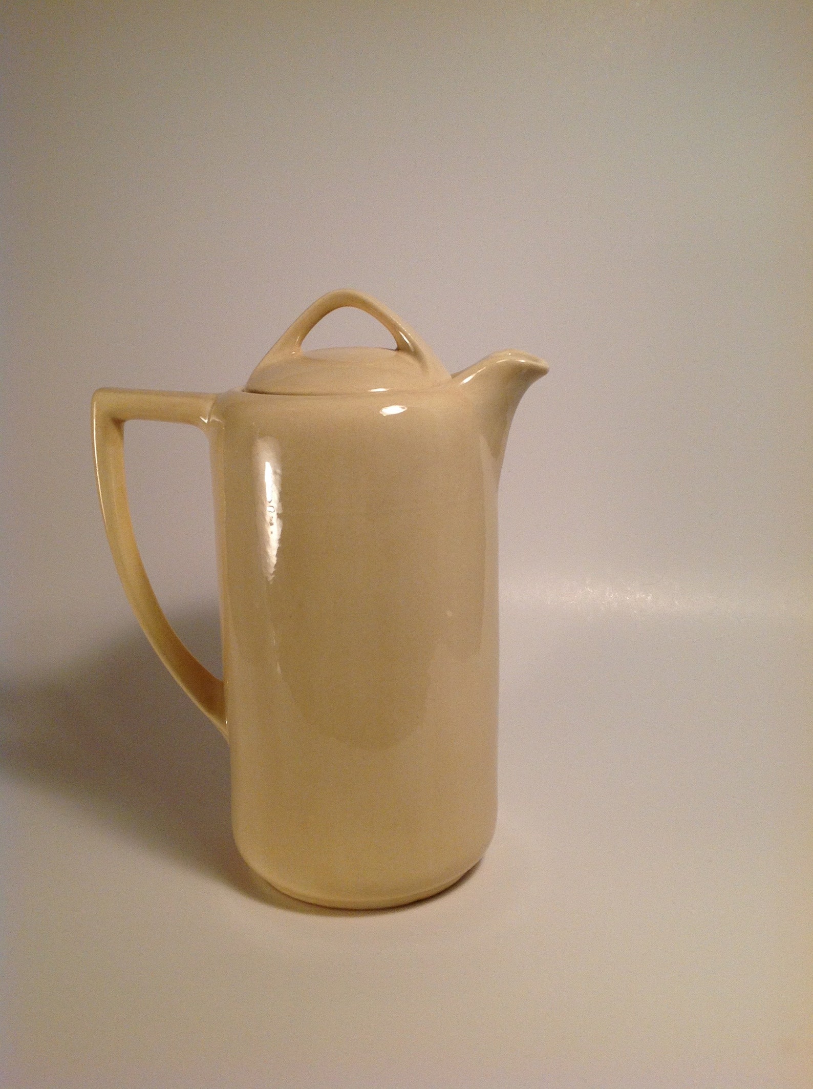 Vintage Pale Yellow 70s Studio Pottery Chocolate Pot Demitasse - Etsy