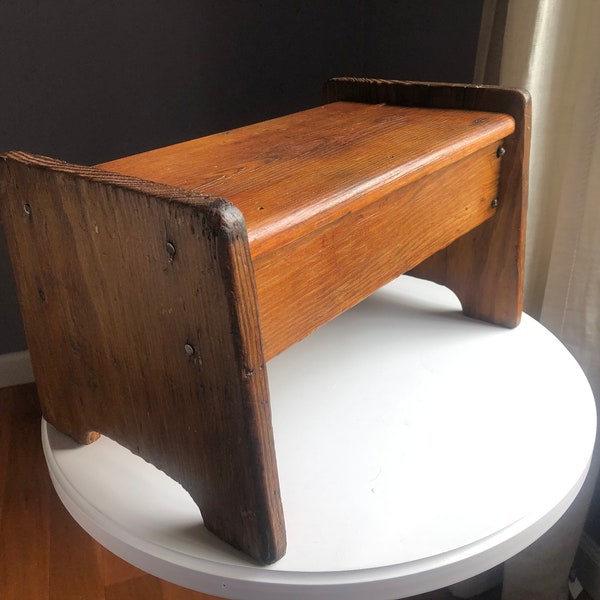 Oak Footstool - Etsy