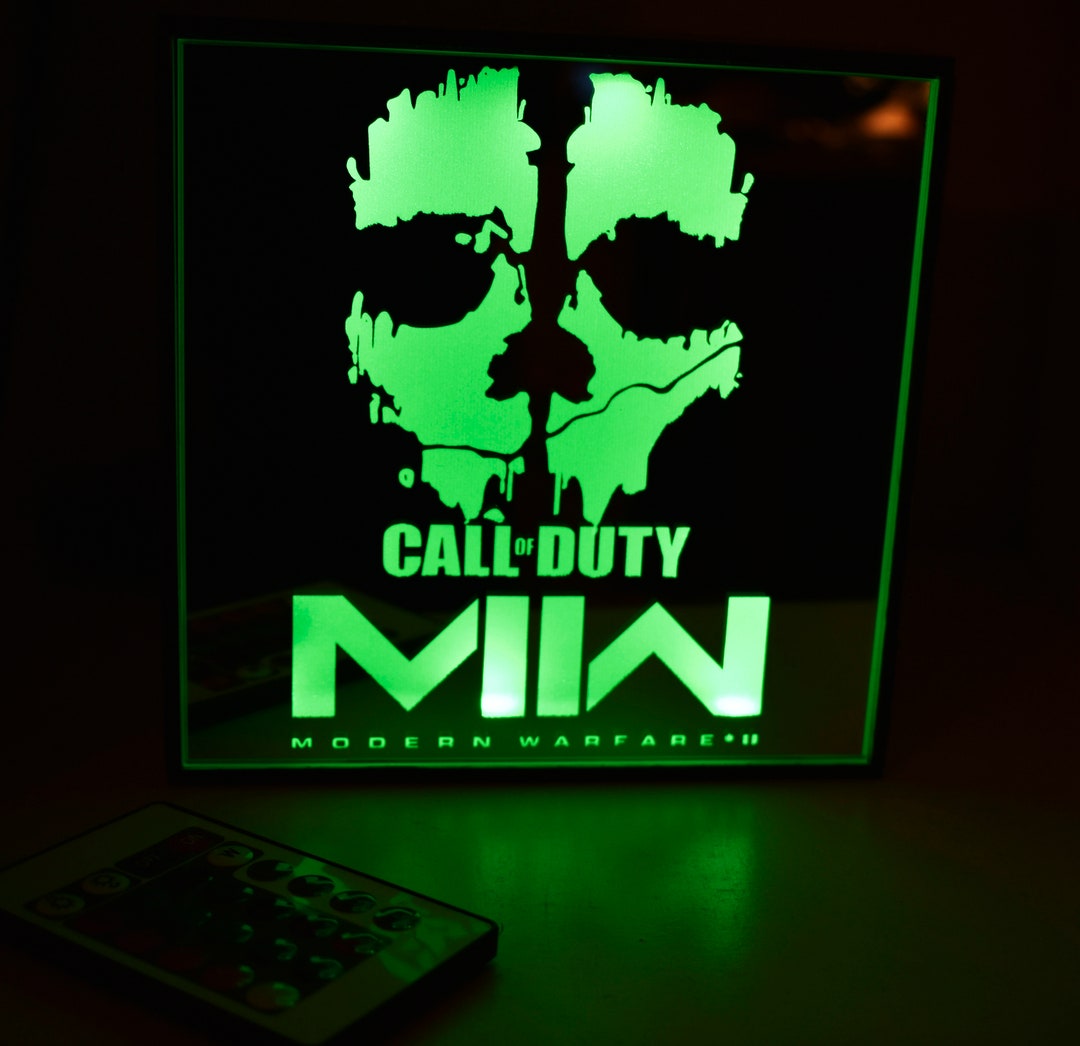 Led Decorative Lamp Motif call of Duty Mwii, COD Modern Warfare II Lamp ...