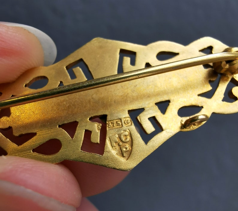 Vintage 9ct Gold RAOB Masonic Brooch - Etsy