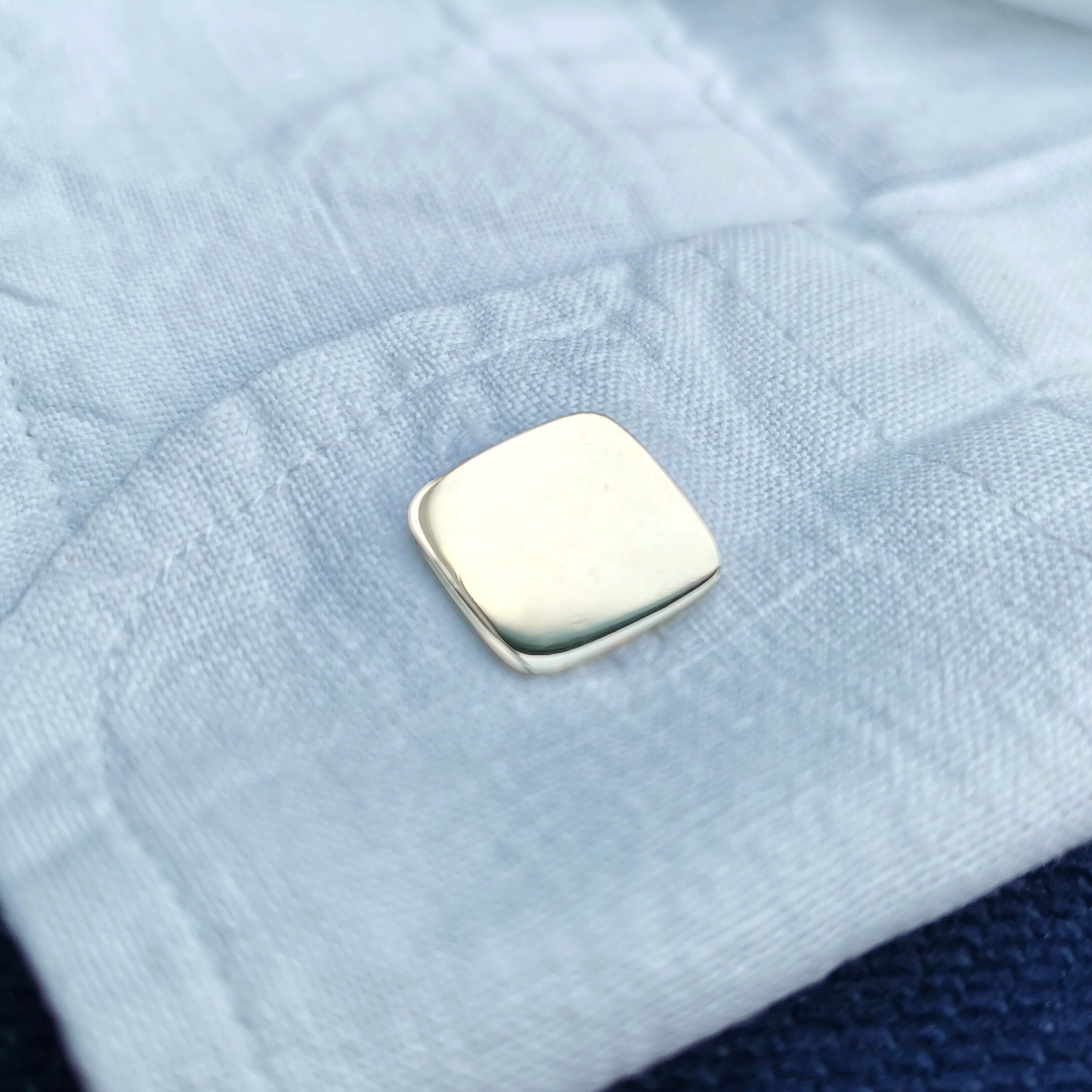 Art Deco 9ct Gold Cushion Shaped Cufflinks - Etsy