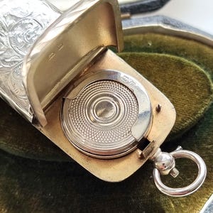 Antique Sterling Silver Sovereign Holder & Vesta Case - Etsy