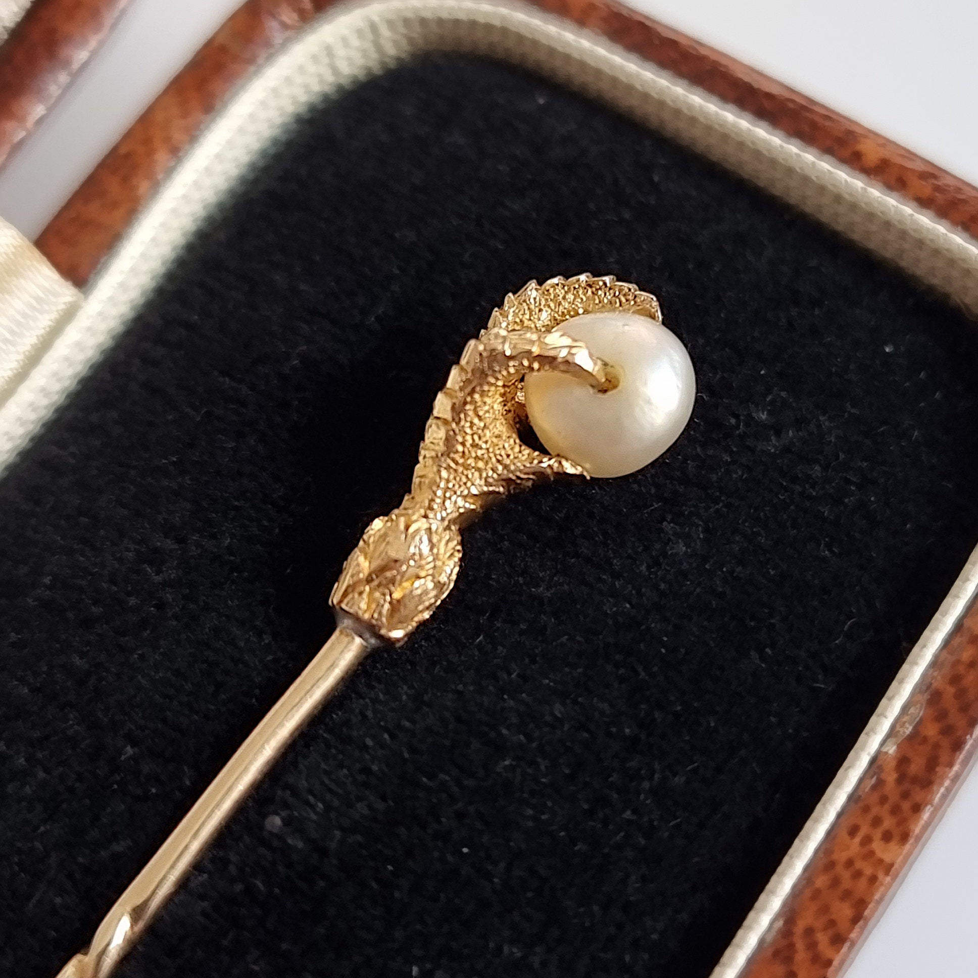 Victorian 15ct & 9ct Gold Bird Talon Tie/stick Pin - Etsy