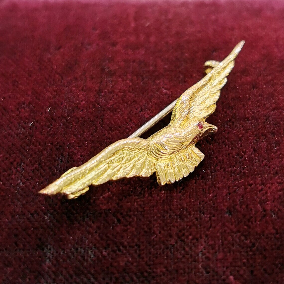 Antique 15ct Gold RAF Eagle Bird Brooch - Etsy Australia