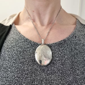 Victorian Silver Monogram Locket, Initials NS - Etsy