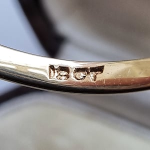 Antique 18ct Gold Diamond Daisy Cluster Ring - Etsy