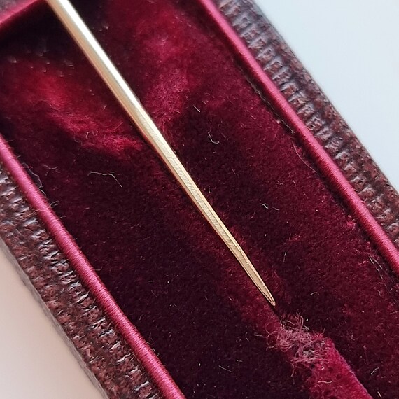 Victorian 15ct Gold Turquoise Tie/Stick Pin - Gem