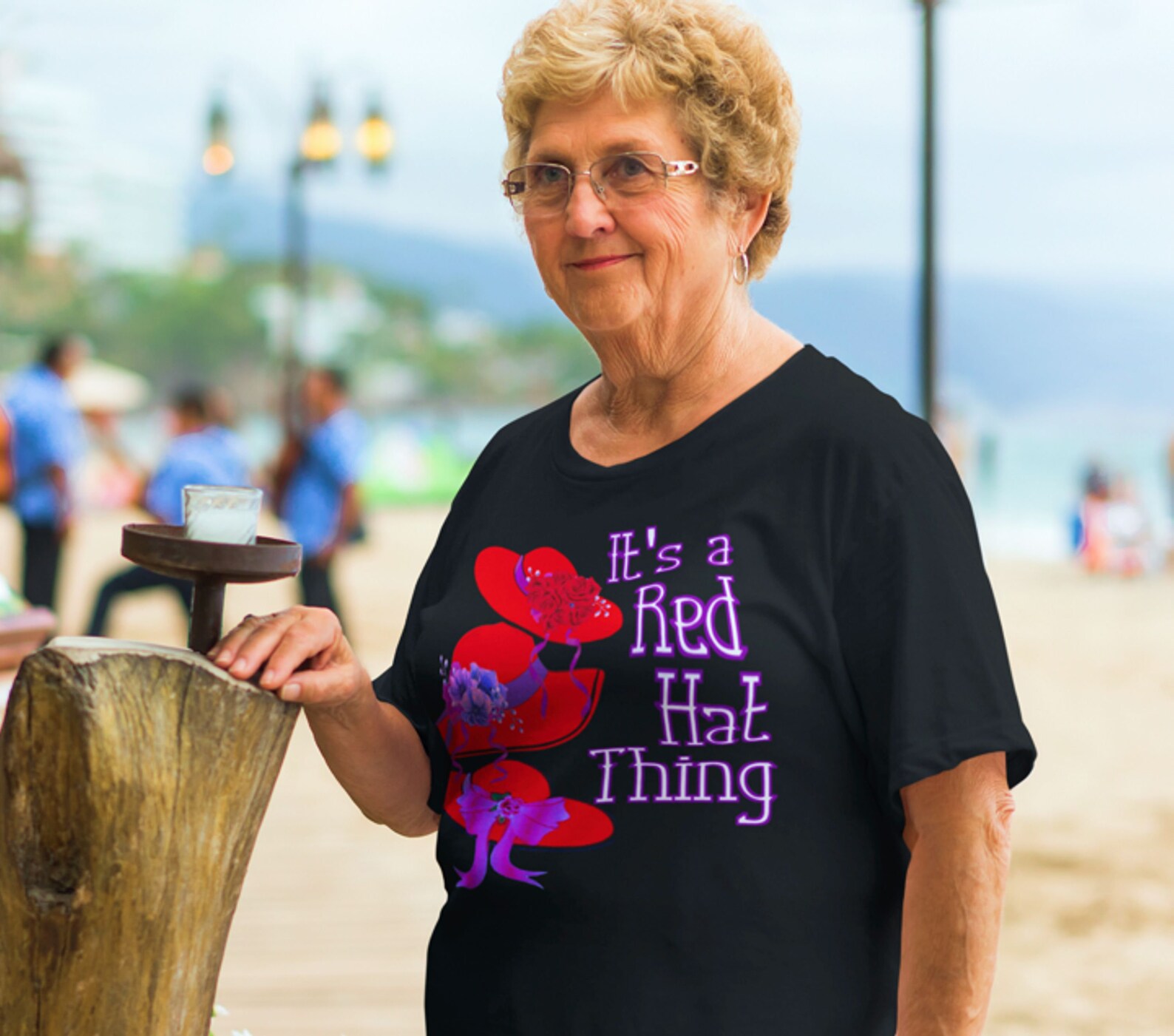 It's a Red Hat Thing Vintage Style Red Hat Society Tshirt - Etsy