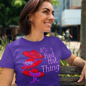 It's a Red Hat Thing Vintage Style Red Hat Society Tshirt ...