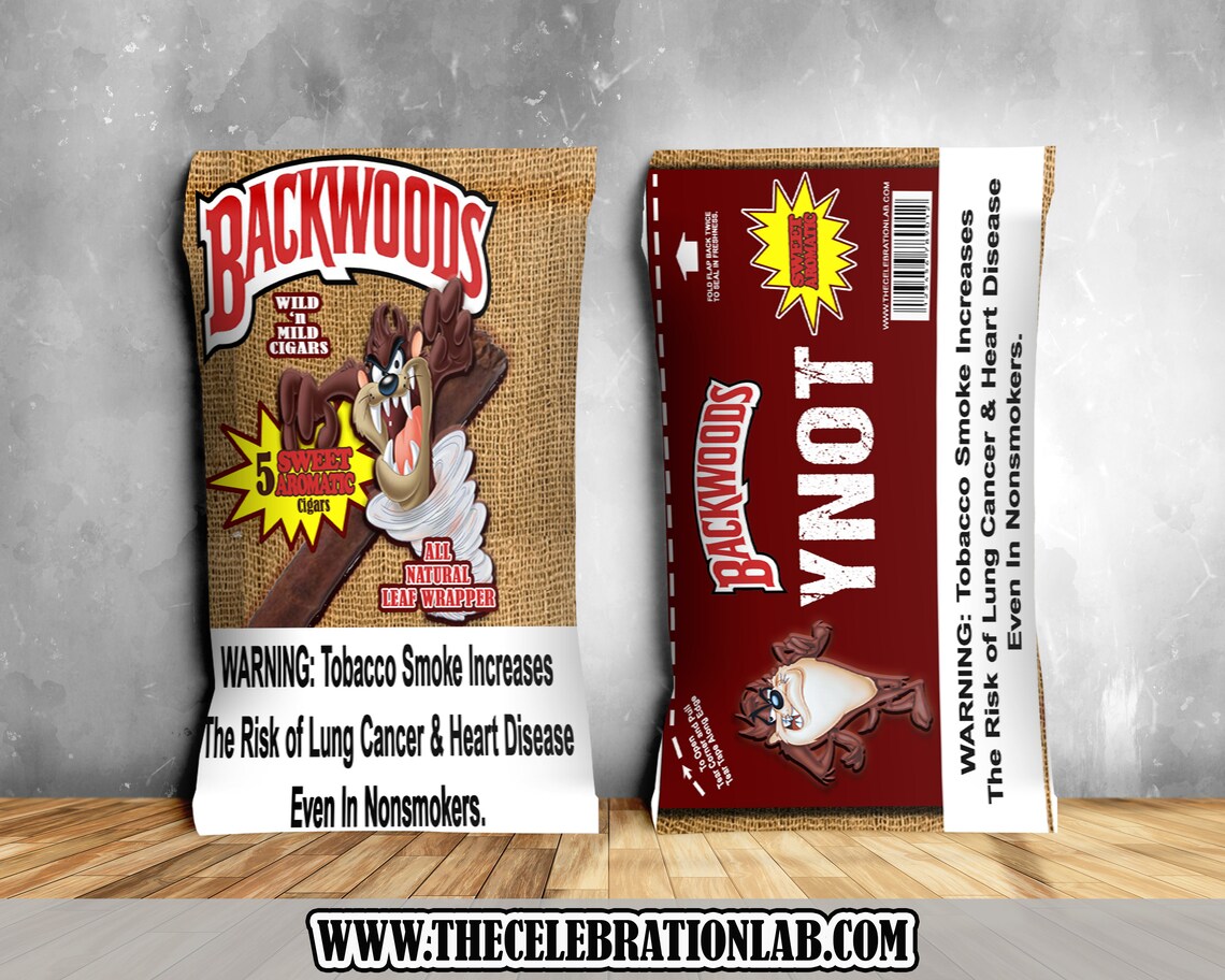 Custom Backwoods Wrapper Label Flavored Cigar Wrapper Labels | Etsy