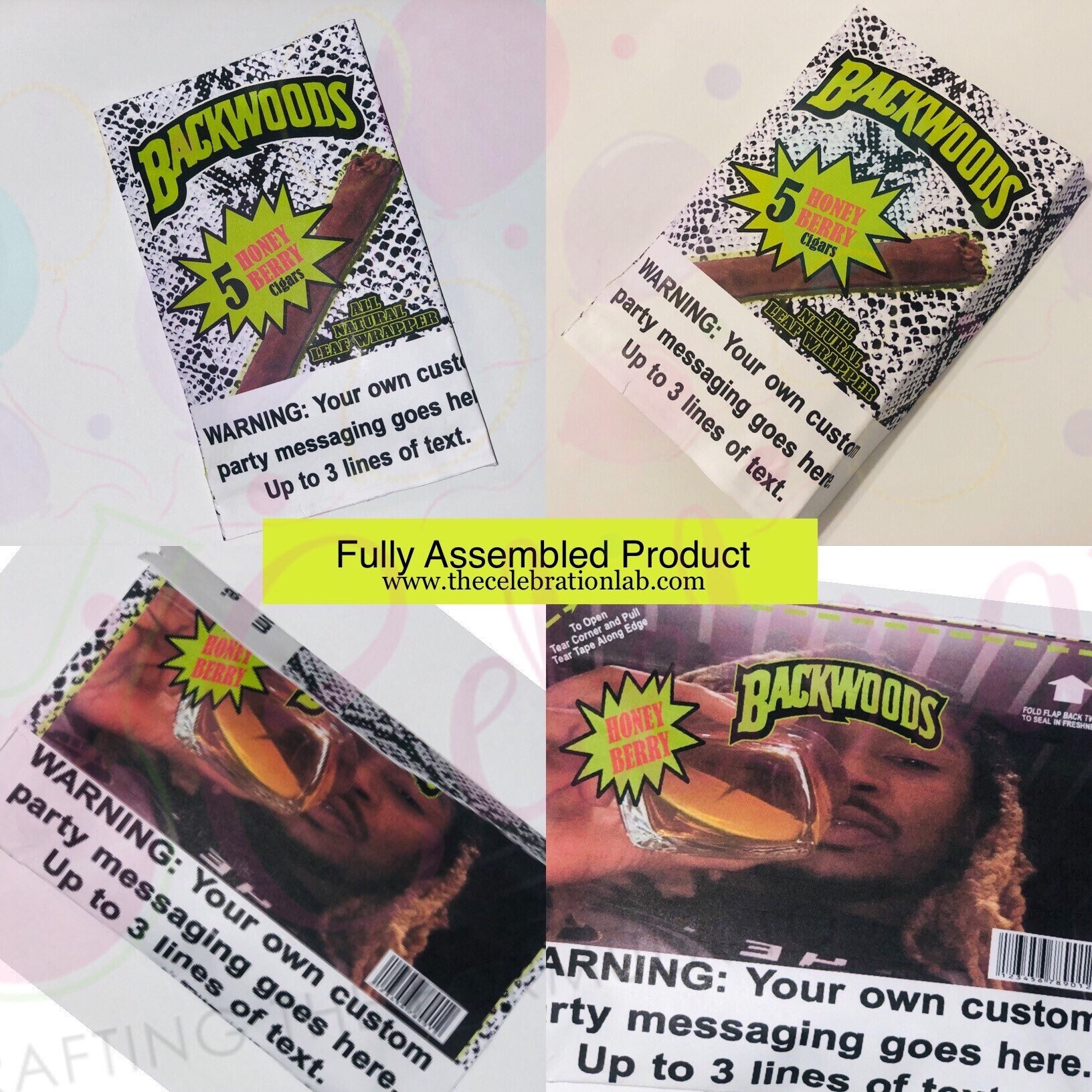 Custom Backwoods Wrapper Label Flavored Cigar Wrapper Labels | Etsy