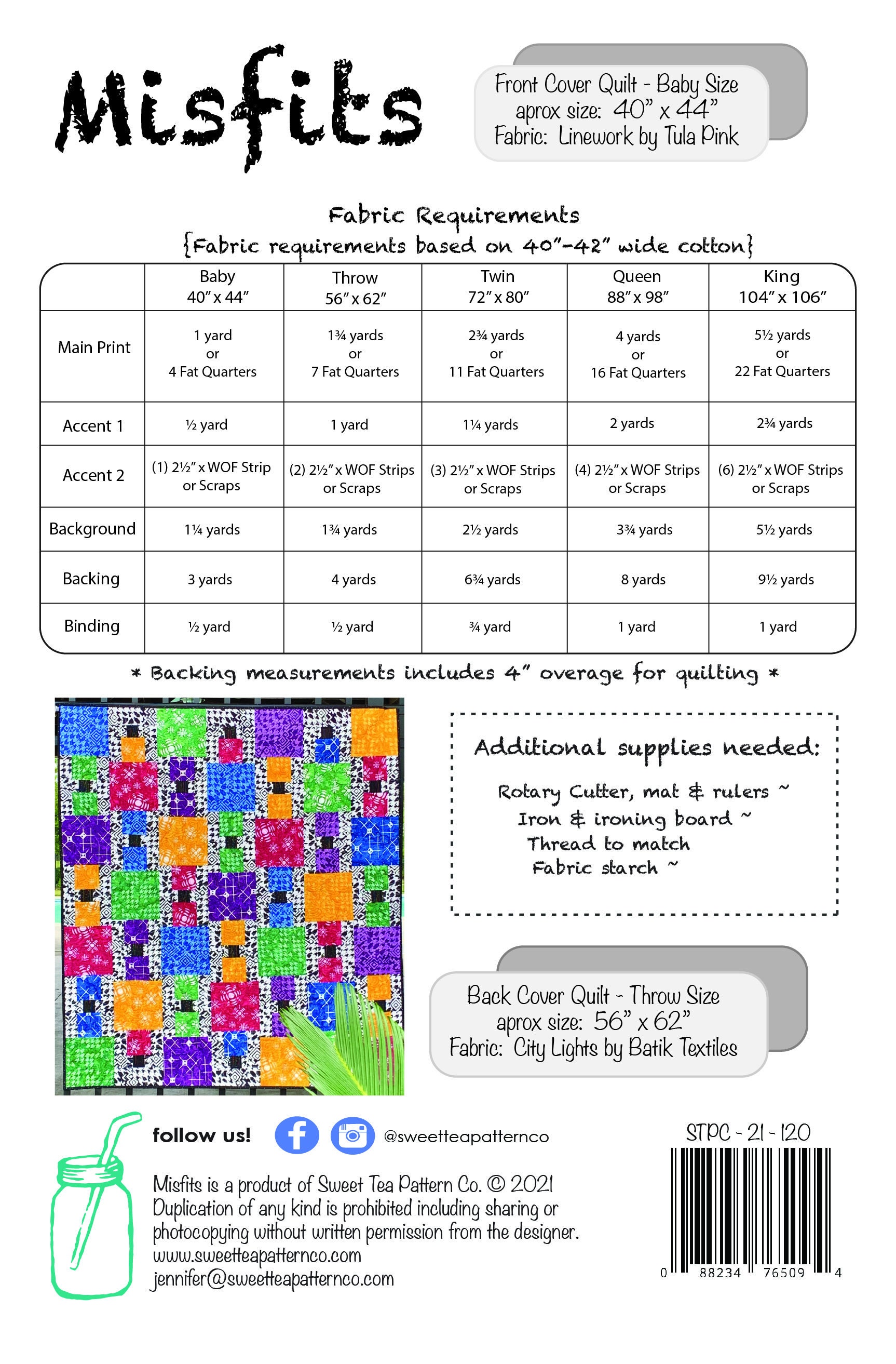 Misfits - PDF Quilt Pattern - Etsy