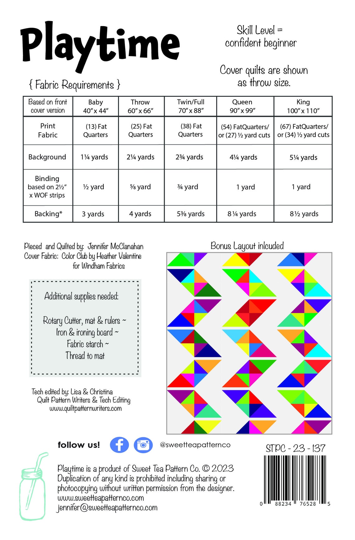 Playtime - PDF Quilt Pattern - Etsy