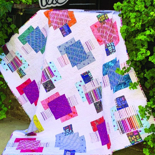 PDF Basketweave Quilt Pattern Tutorial Featuring Fabric by - Etsy